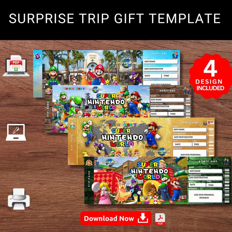 Universal Mario Epic - Etsy