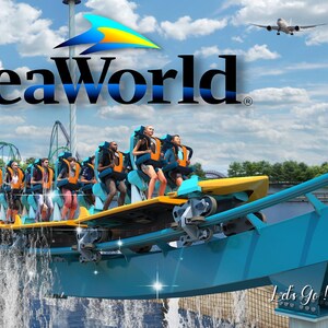 Editable SEAWORLD Surprise Trip Reveal Gift Template. Saeworld Parks ...