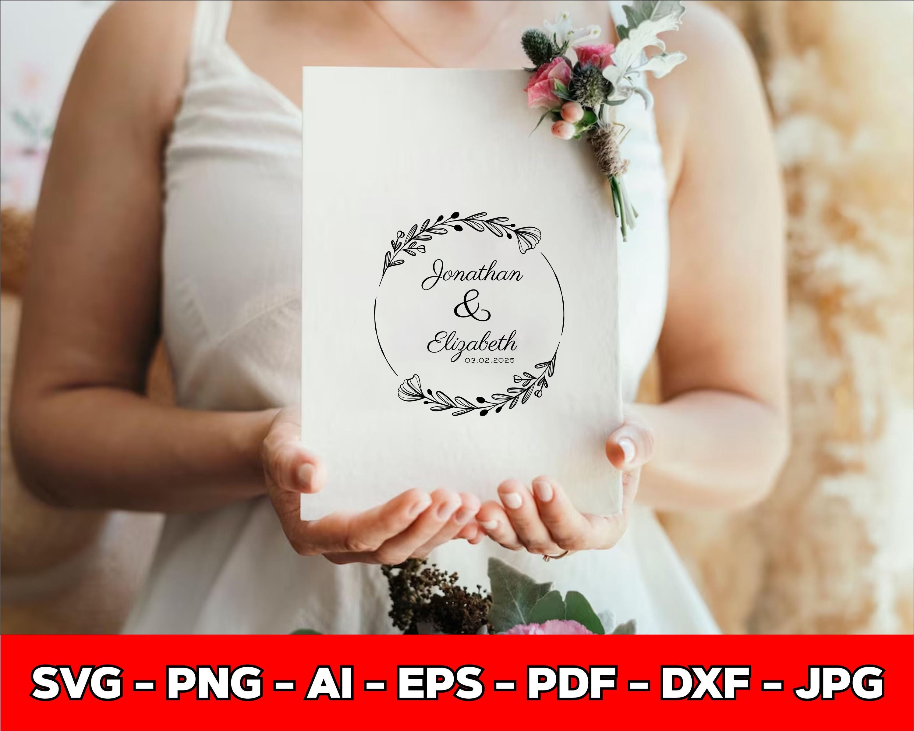 Wedding Svg Bundle, Wedding Monogram Svg, Bride and Groom Svg, Save the ...