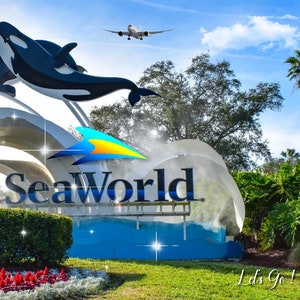 Editable SEAWORLD Surprise Trip Reveal Gift Template. Saeworld Parks ...