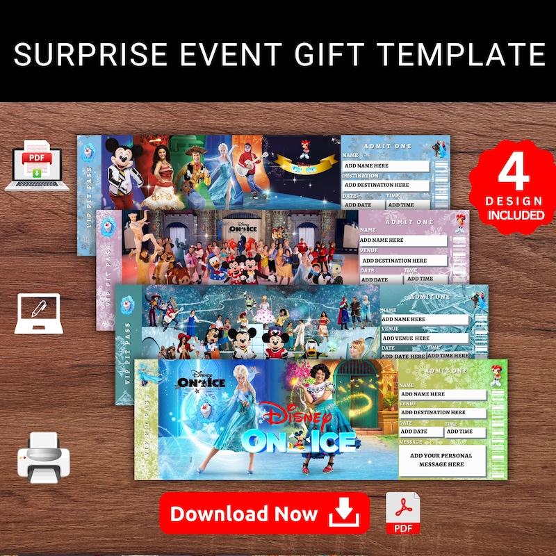 Ticket Redeem Template - Etsy