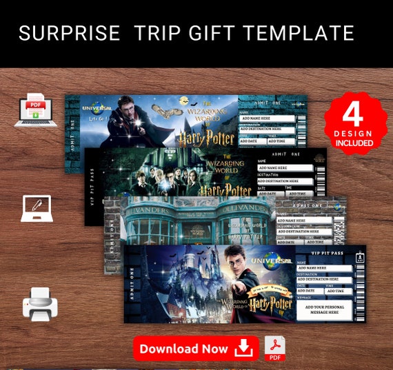 Wizarding World Of Harry Potter Printable Invitation Templates