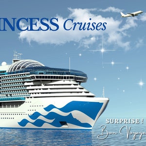 Princess Cruises Surprise Trip Ticket: Printable Souvenir Reveal (PDF ...