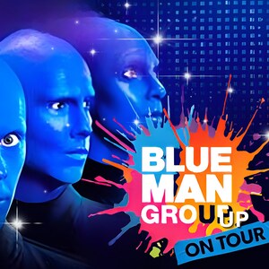 Editable BLUE MAN GROUP Surprise Reveal Event Gift Template. Blue Man ...