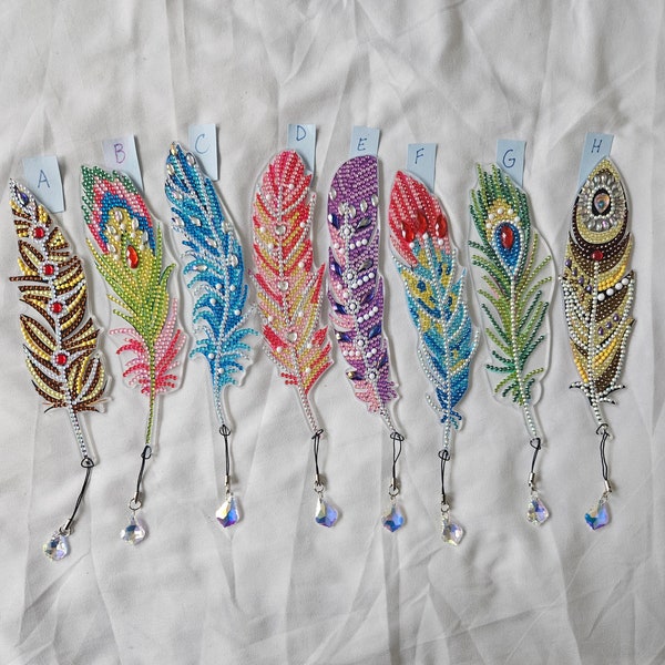 Feather Bookmarks - Etsy