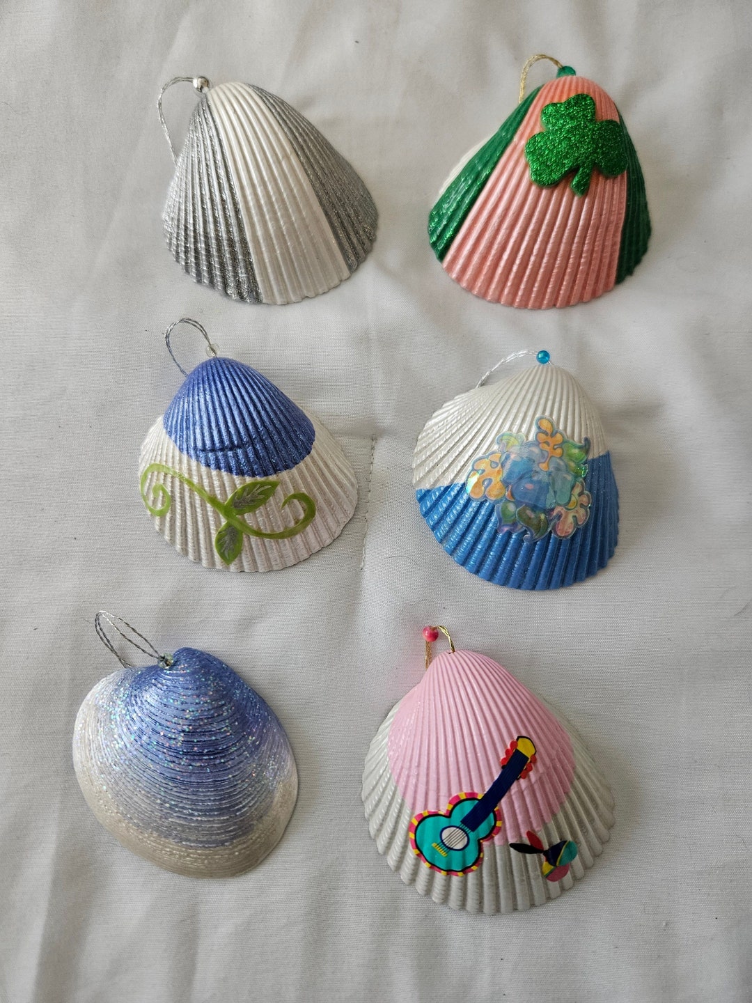 Seashells - Handpainted Cockle Shells - Etsy