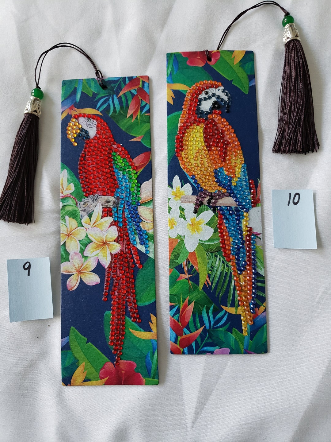 Tropical Parrots Bookmarks Diamond Art - Etsy