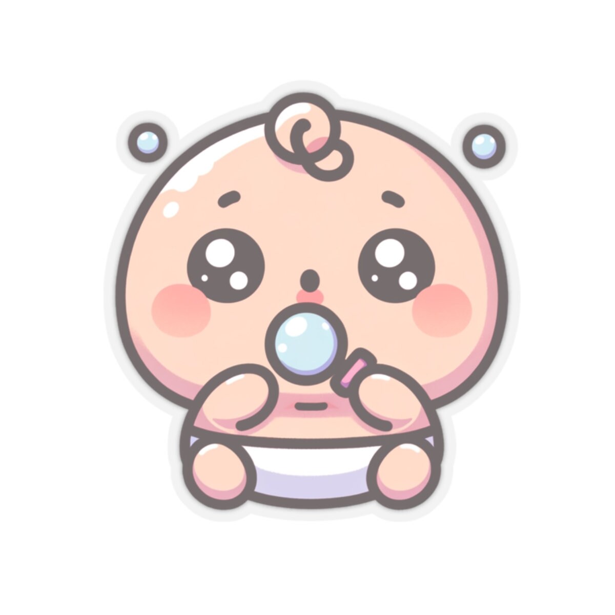 Cute Baby, Baby Sticker, Fat Baby Sticker, Kawaaii Baby Sticker, Bottle ...