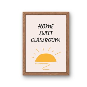 Modern Classroom Decor Posters EDITABLE - Etsy