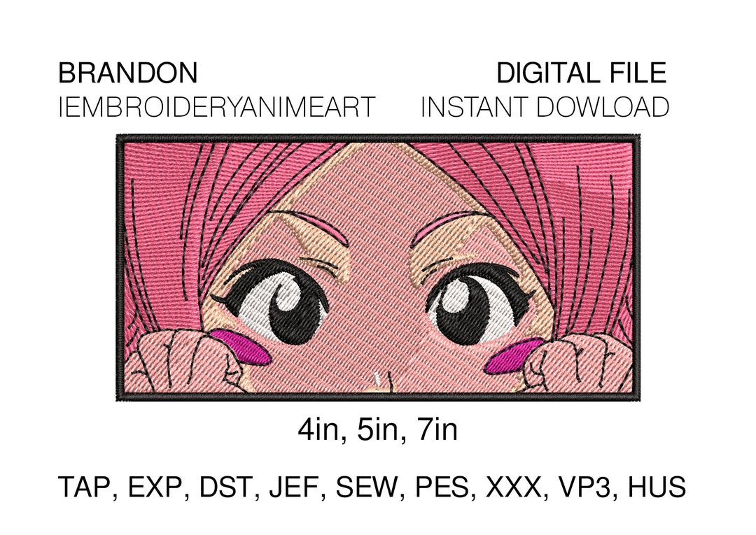 Anime Embroidery Designs, Manga Embroidery Designs, Symbol Embroidery ...