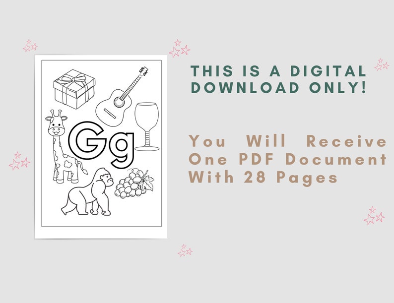 Printable Coloring Alphabet, Alphabet Coloring Pages, Preschool ...