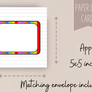 Thank You Classroom Assistant Card With Matching Envelope. Printable ...