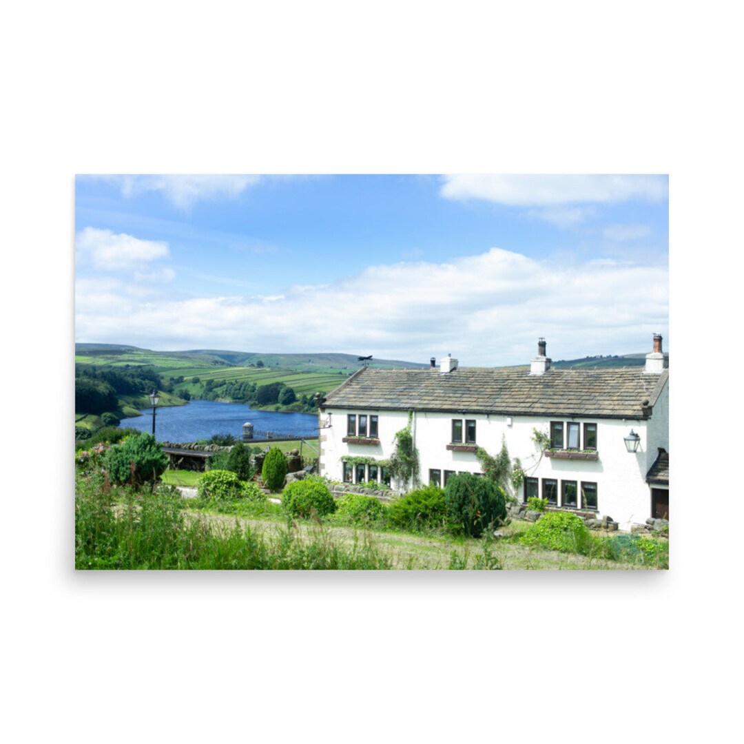 Haworth Cottage, Yorkshire, England Photography Print, UK Wall Art ...