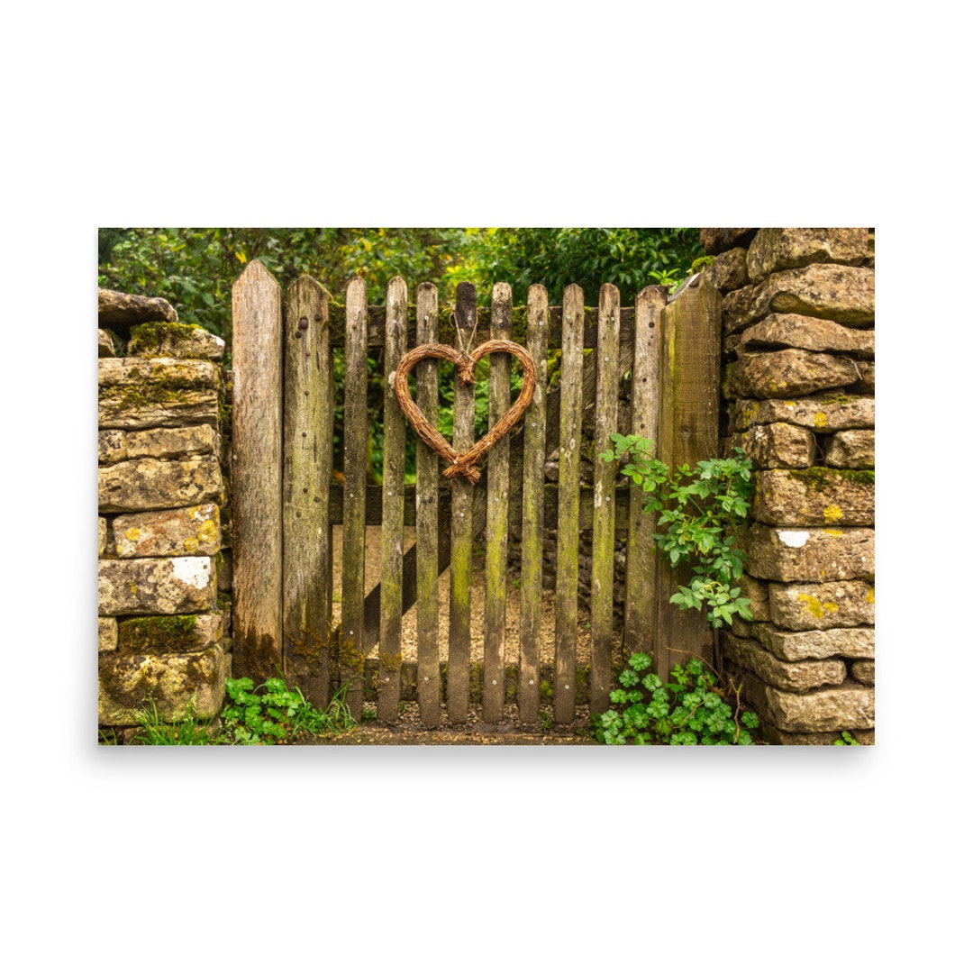 Cotswold Gate Photo Print, Cotswolds Photography, Cottage Gate Print - Etsy