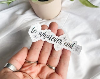 Heir of Fire Bracelet to Whatever End Quote - Etsy