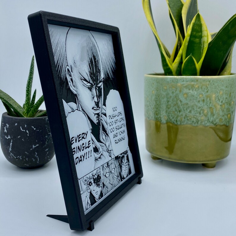 Saitama Workout Motivation One Punch Man Anime / Manga Wall Mural ...