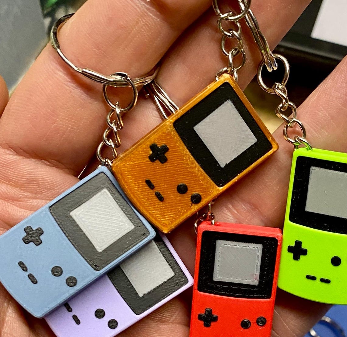 Gameboy Keychain - in Your Desired Color (game Boy Retro Keychain ...