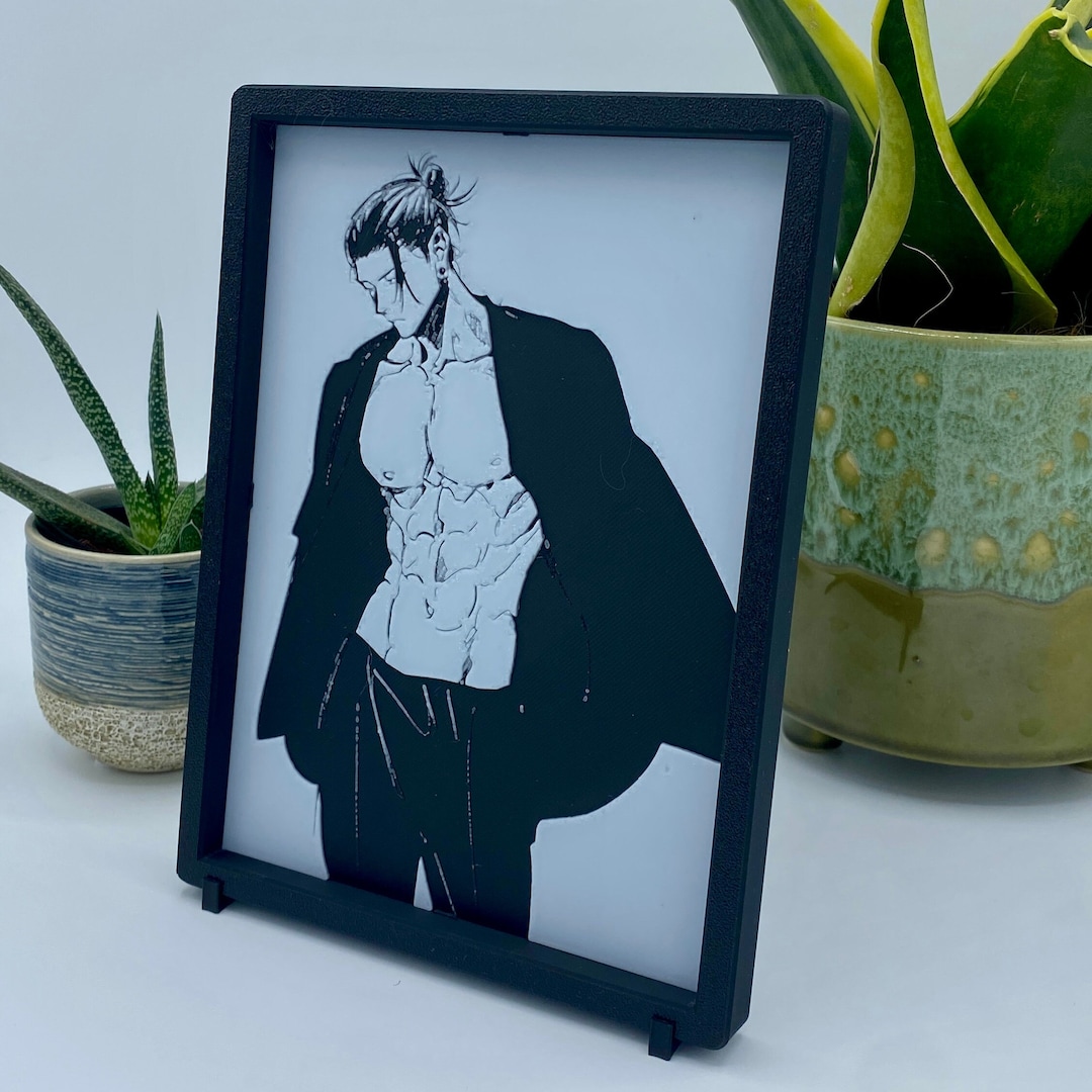 Suguru Geto 3D Wall Picture Jujutsu Kaisen Anime / Manga Picture sexy ...