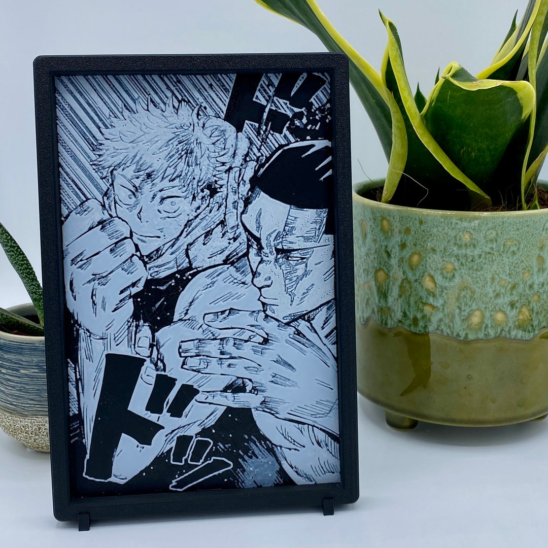 Itadori X Todo - 3D Wall Mural - Jujutsu Kaisen - Anime / Manga Fight ...