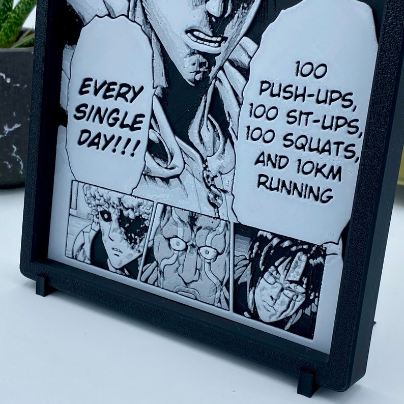 Saitama Workout Motivation One Punch Man Anime / Manga Wall Mural ...