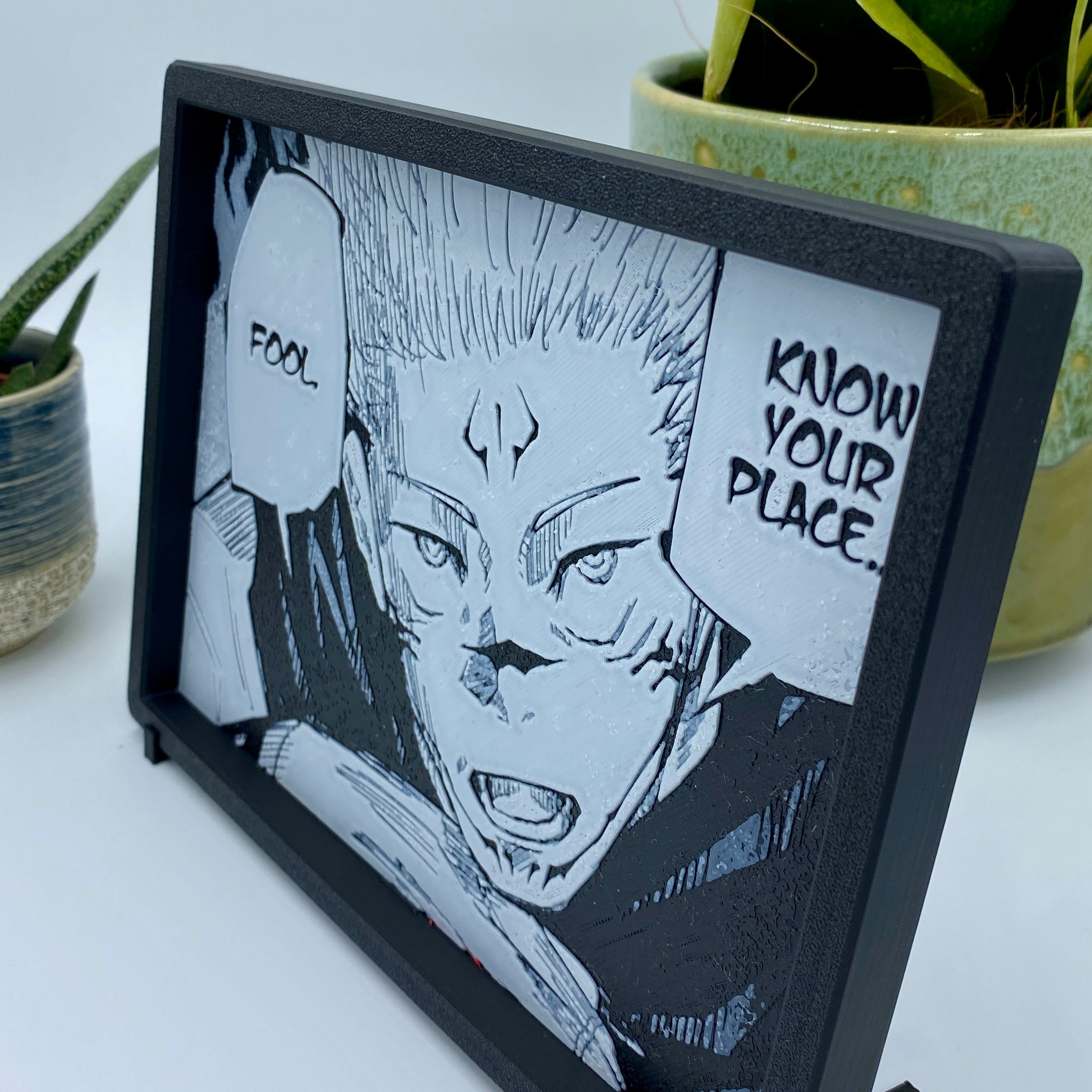 Sukuna 3D Mural Jujutsu Kaisen Anime / Manga Scene Picture Sukuna Fool ...