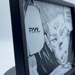 Sukuna - 3D Mural - Jujutsu Kaisen - Anime / Manga Scene Picture Sukuna ...