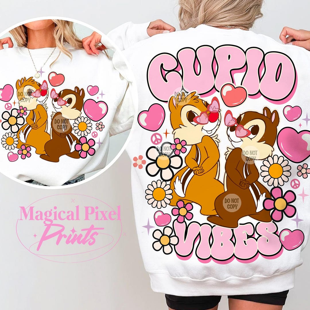 Cupid Vibes PNG, Chipmunk Valentine's Day Png, Love Chipmunk Png, Funny ...