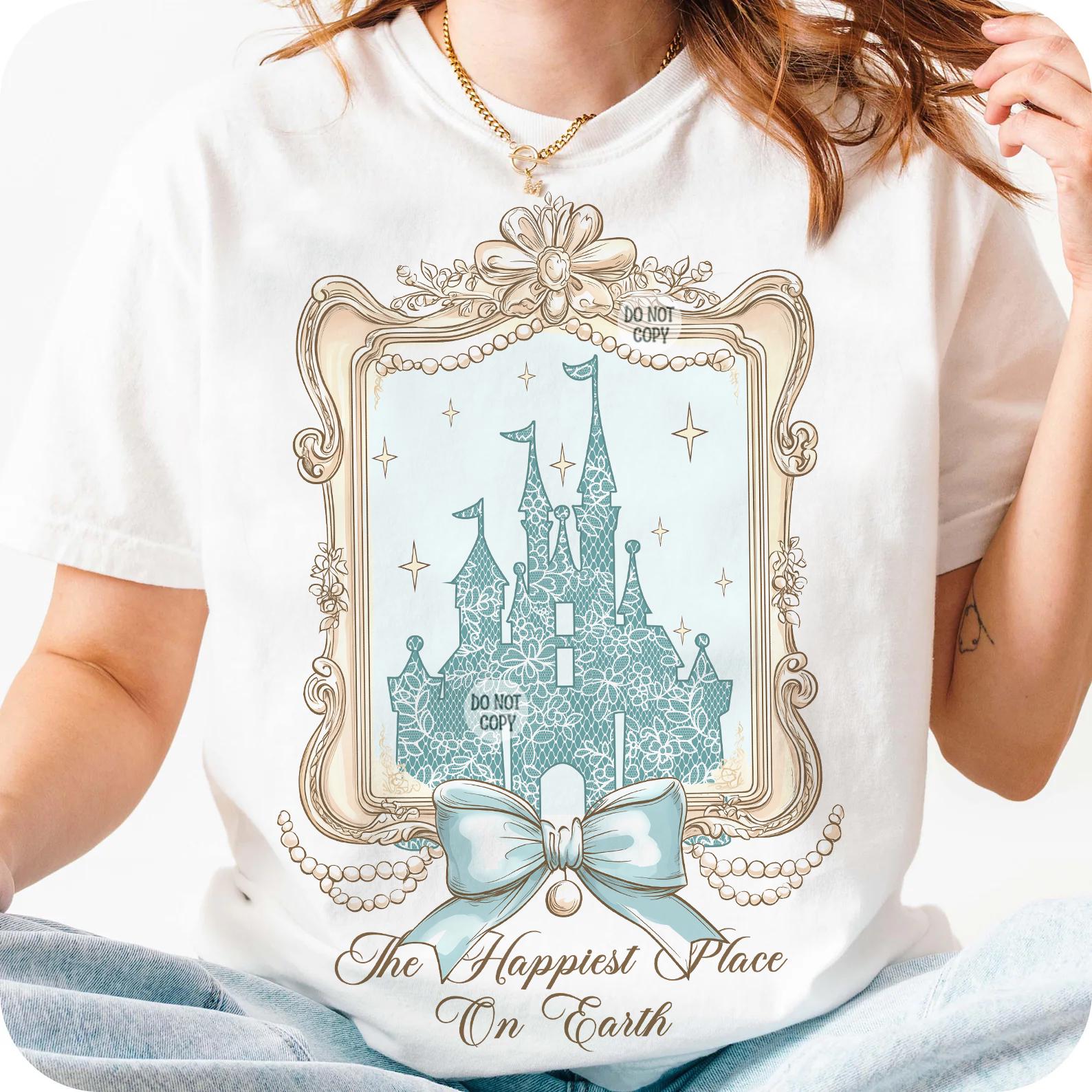 Happiest Place on Earth Png, Coquette Magical Castle Floral Png ...