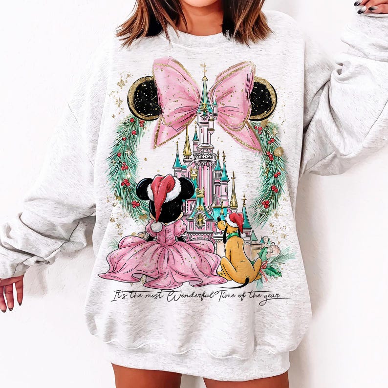 It’s the Most Wonderful Time of the Year, Magical Minnie Christmas PNG ...