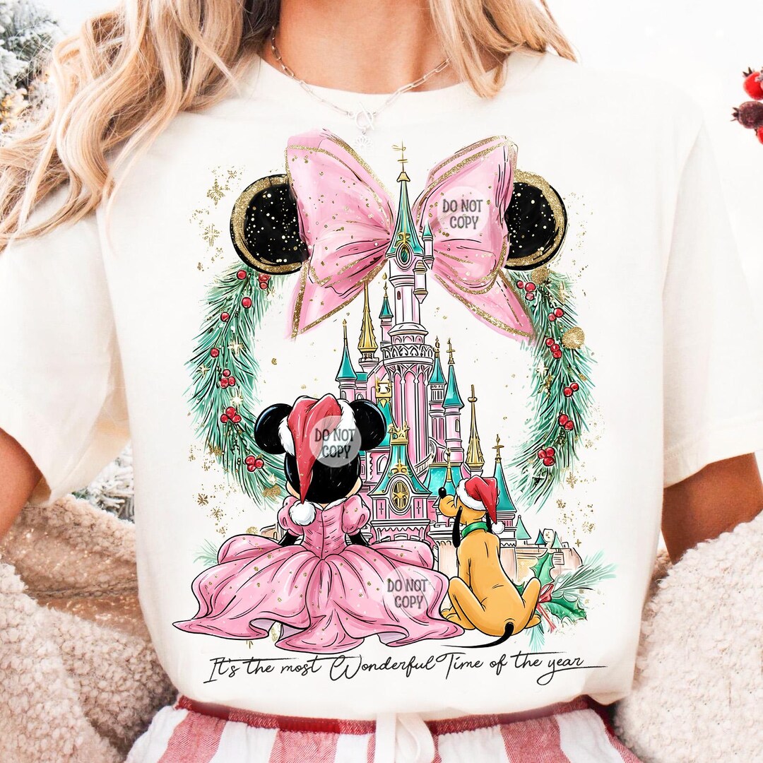 It’s the Most Wonderful Time of the Year, Magical Minnie Christmas PNG ...