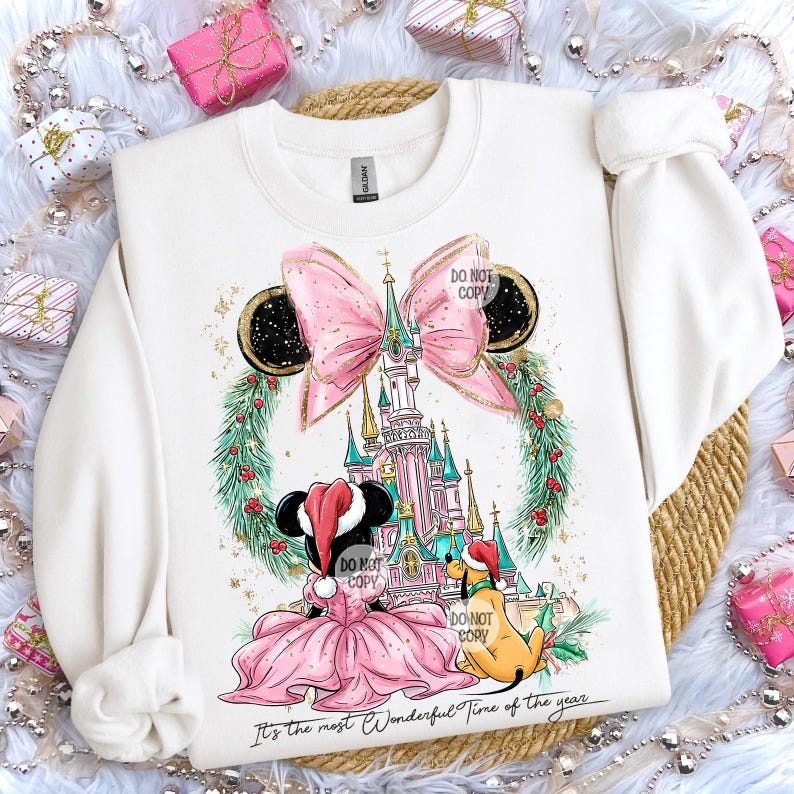 It’s the Most Wonderful Time of the Year, Magical Minnie Christmas PNG ...