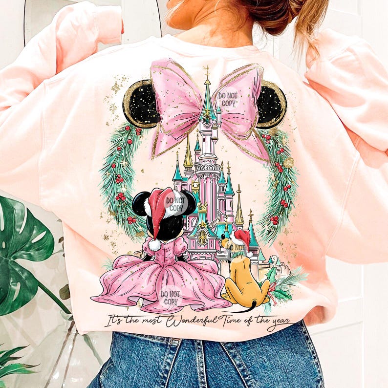 It’s the Most Wonderful Time of the Year, Magical Minnie Christmas PNG ...