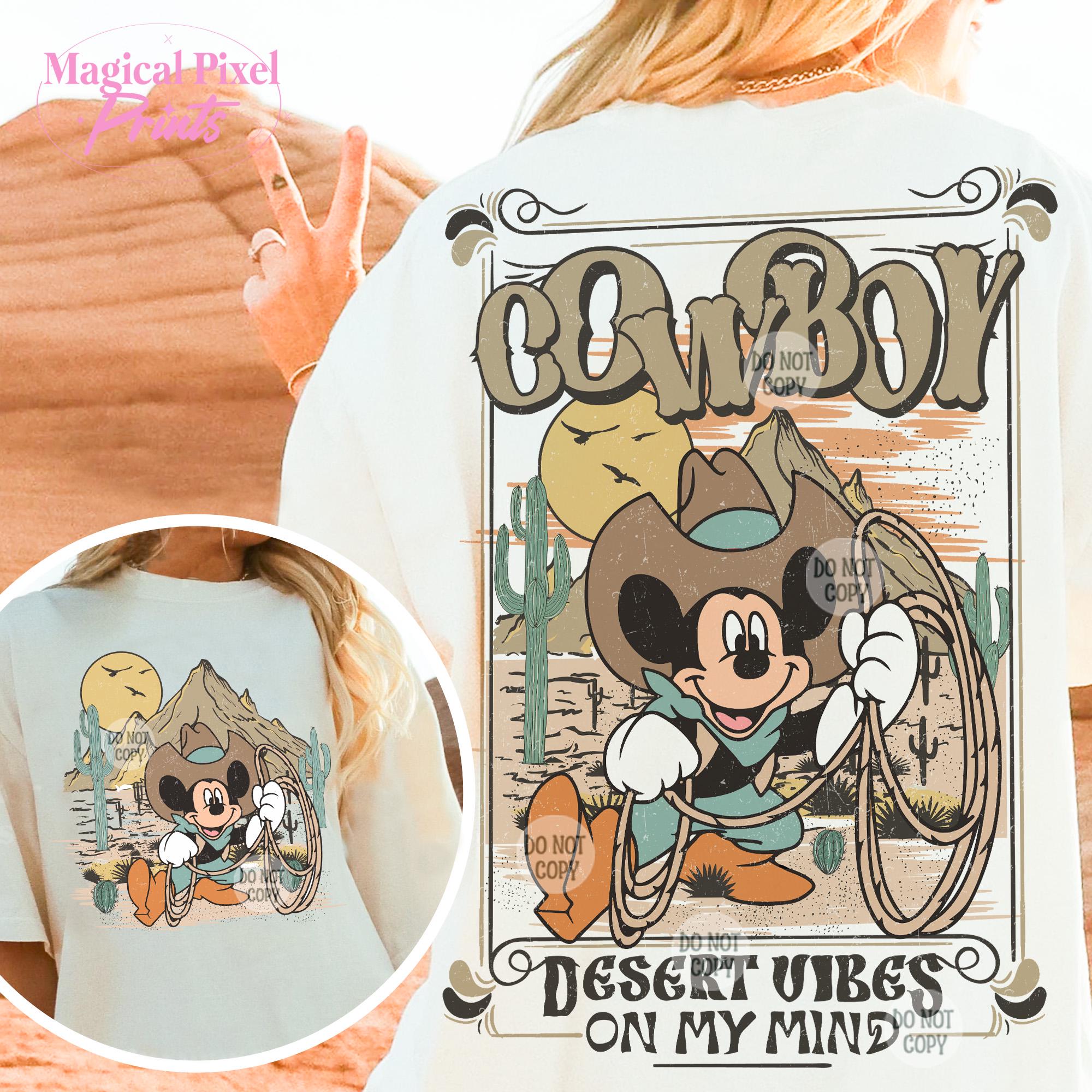 Cowboy Mouse PNG, Trendy Western Png, Vacay Mode Png, Magical Kingdom ...