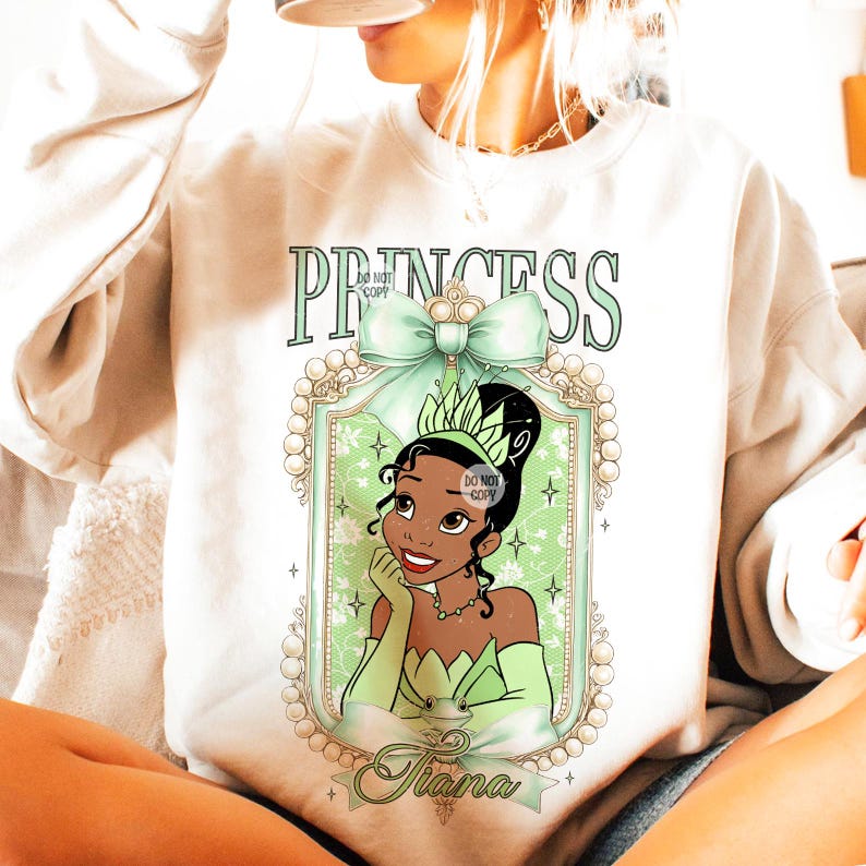 Princess and Frog Png, Princess Shirt Png, Princess Png for Sublimation ...