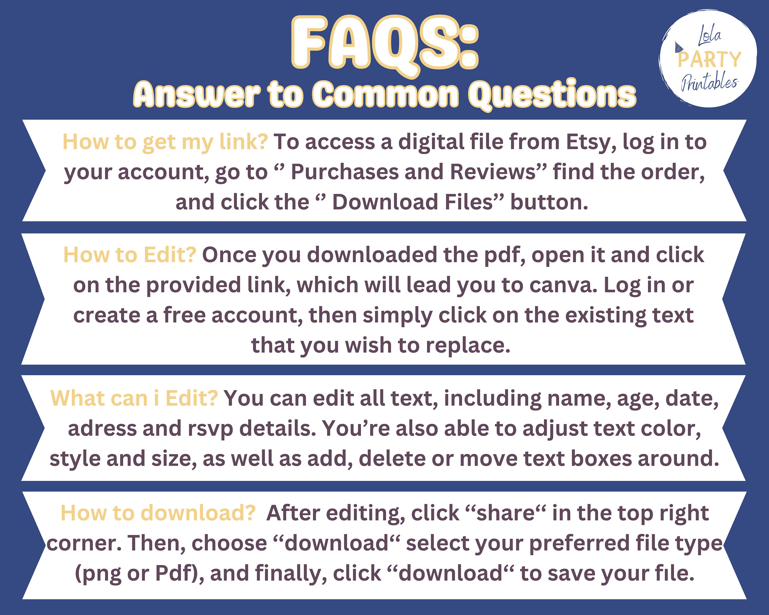 Kitty Cinnamon Kawaii Invitation, Easy Editable Birthday Party ...