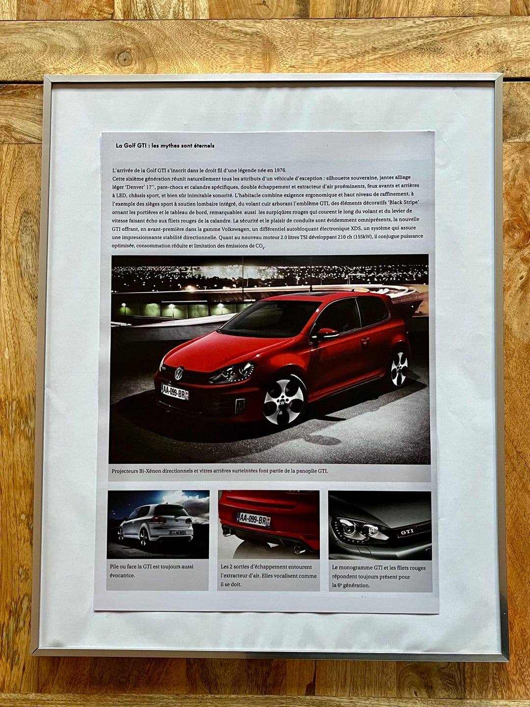 VW Golf GTI Poster - Etsy