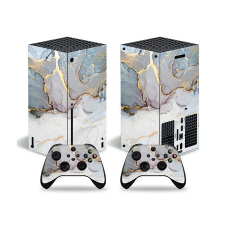 Gold Marble Xbox Series X Skin Aesthetic Stone Veins Decal - Etsy