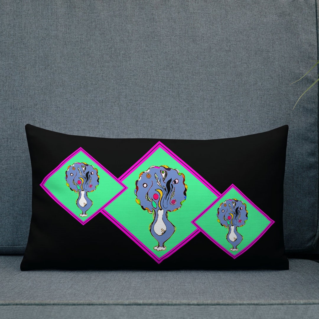 LIMITED EDITION L'arbre Sur Le Nuage Decorative Rectangle Cushion-high ...