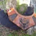 Deer Skull Leather Gorget - Viking Armor, Celtic, LARP, Cosplay, Ren ...