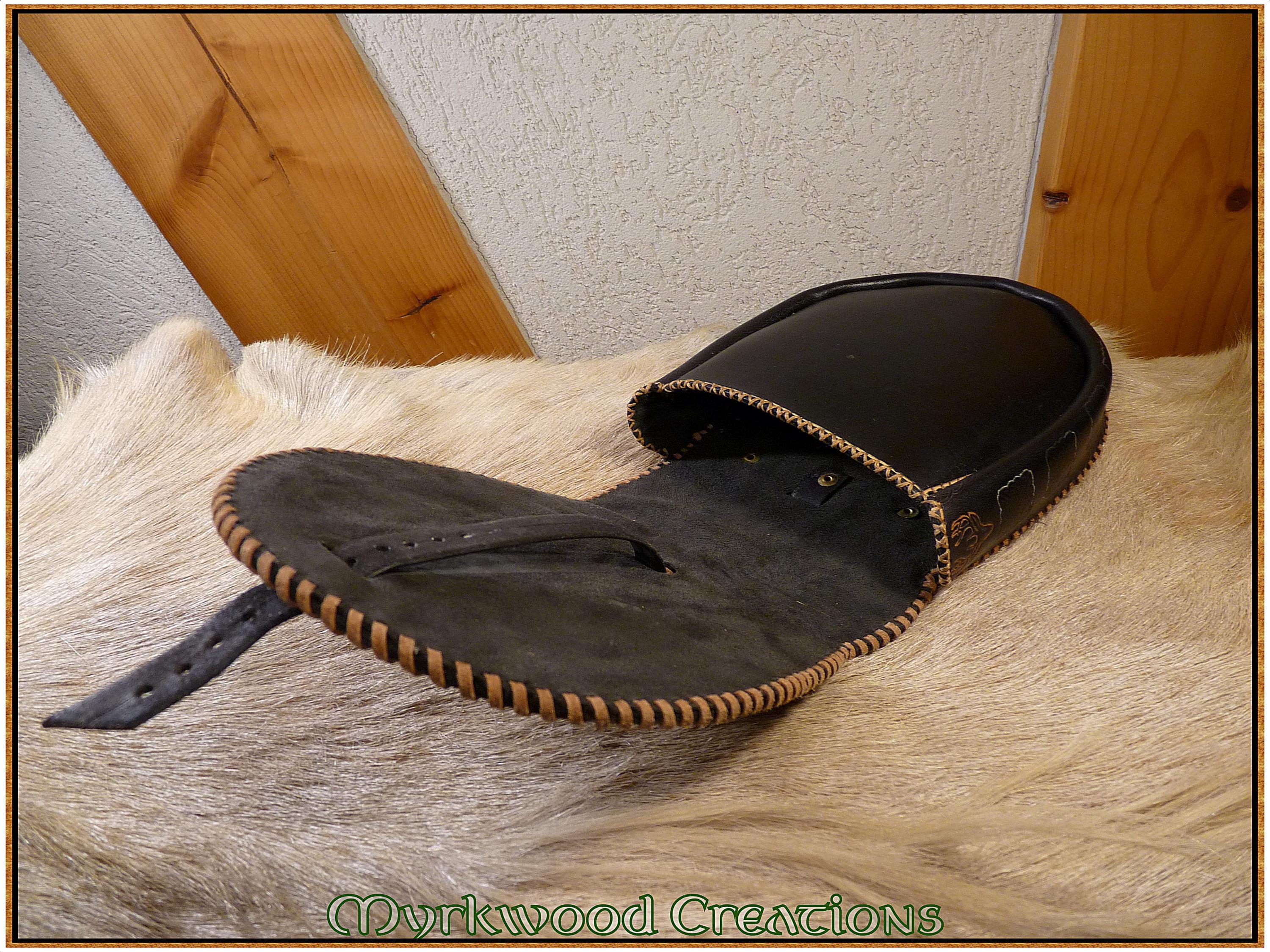 Leather Pouch Yggdrasill – Handmade Viking Accesory for LARP, REN ...