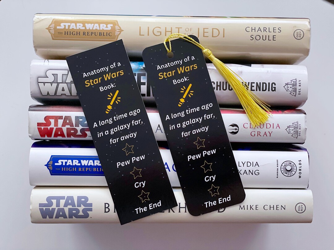 Anatomy of a Star Wars Book Bookmark - Etsy