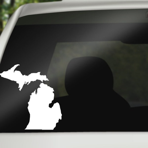 Michigan State Window Decal - Etsy