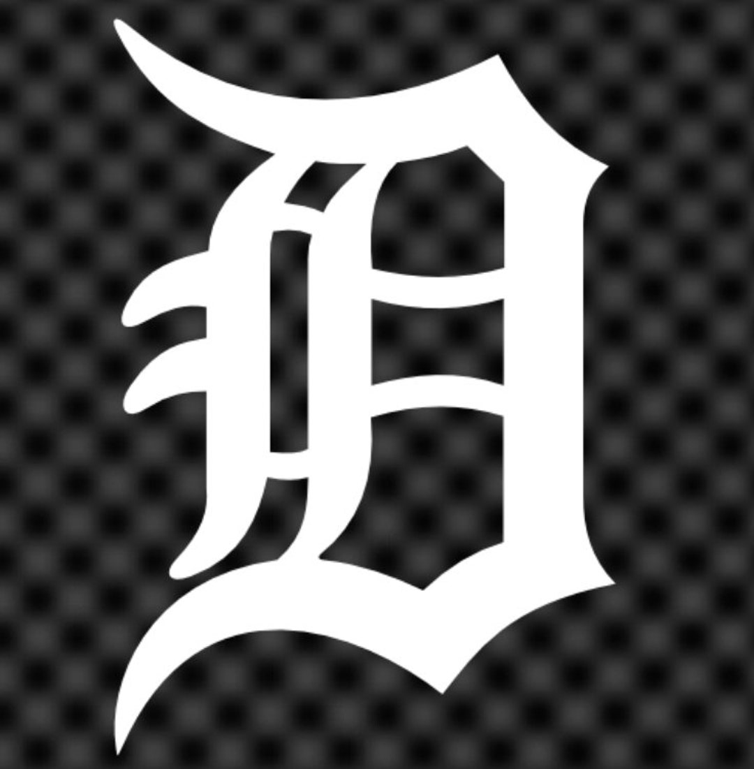 Detroit Tigers D Logo Window or Laptop Decal High Quality Water Proof ...