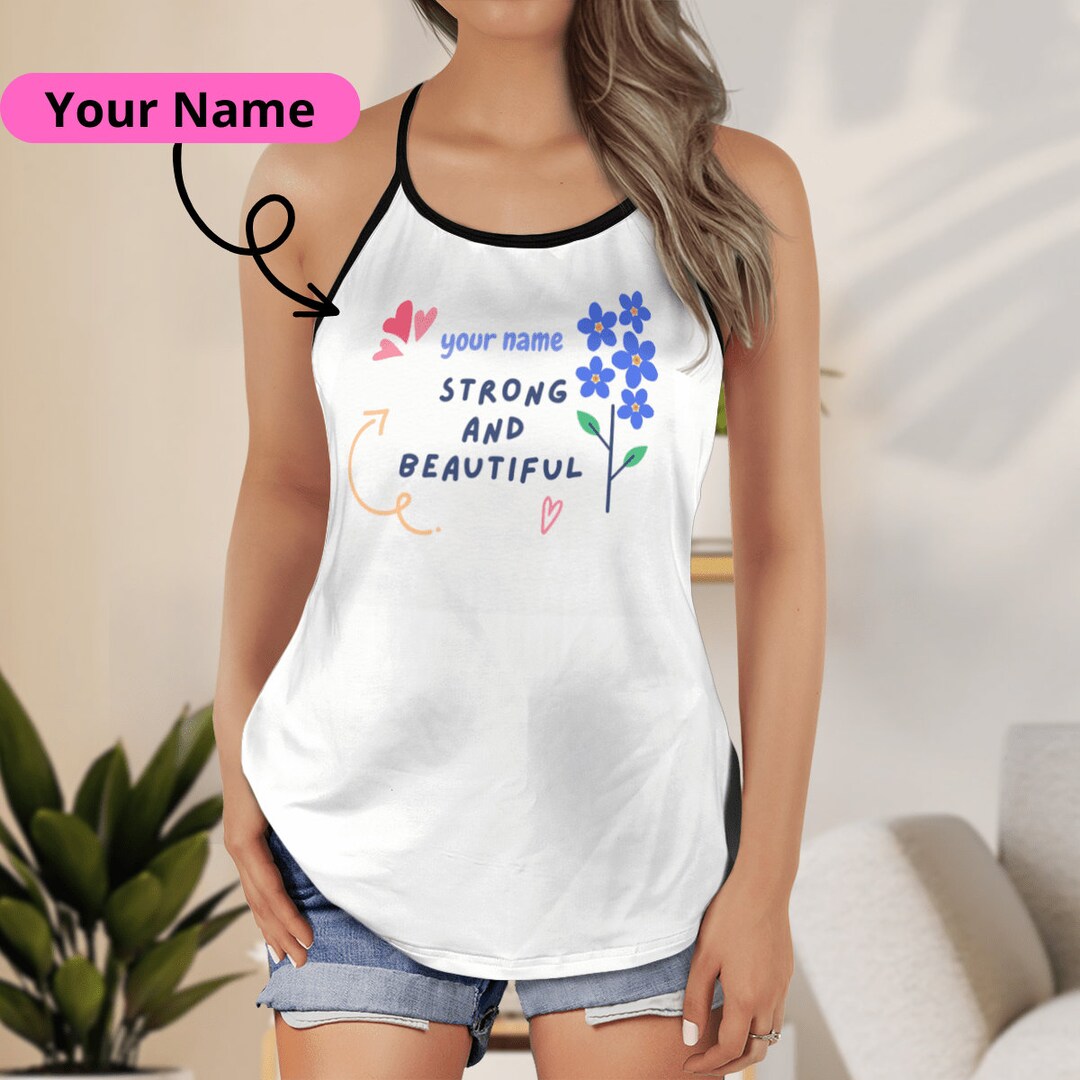 Custom Tank Top Cute Custom Women's Tank Top Custom Tank - Etsy