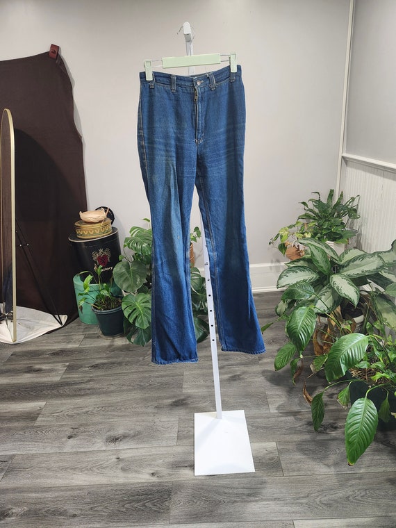 Monique Jeans // Vintage 1970's Straight Leg Denim Je… - Gem