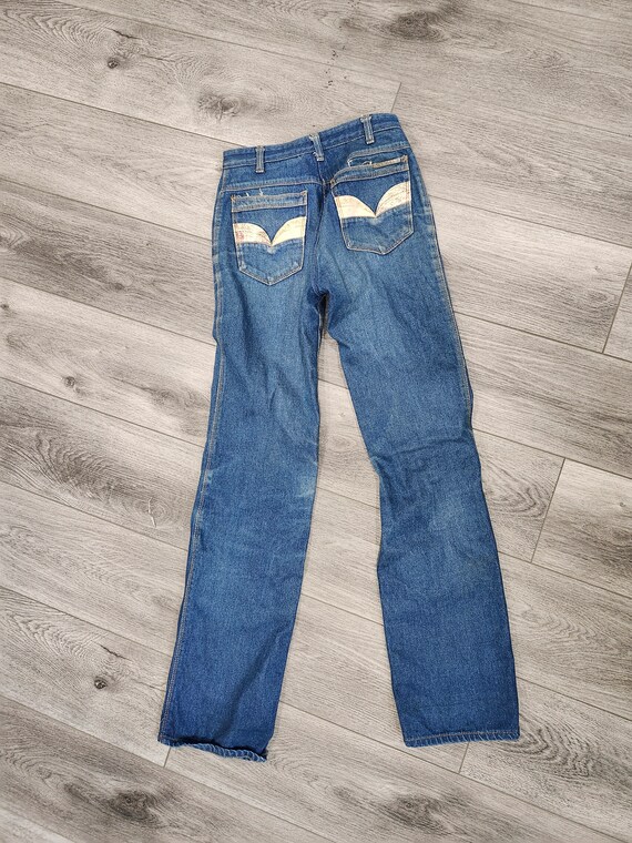 Monique Jeans // Vintage 1970's Straight Leg Denim Je… - Gem