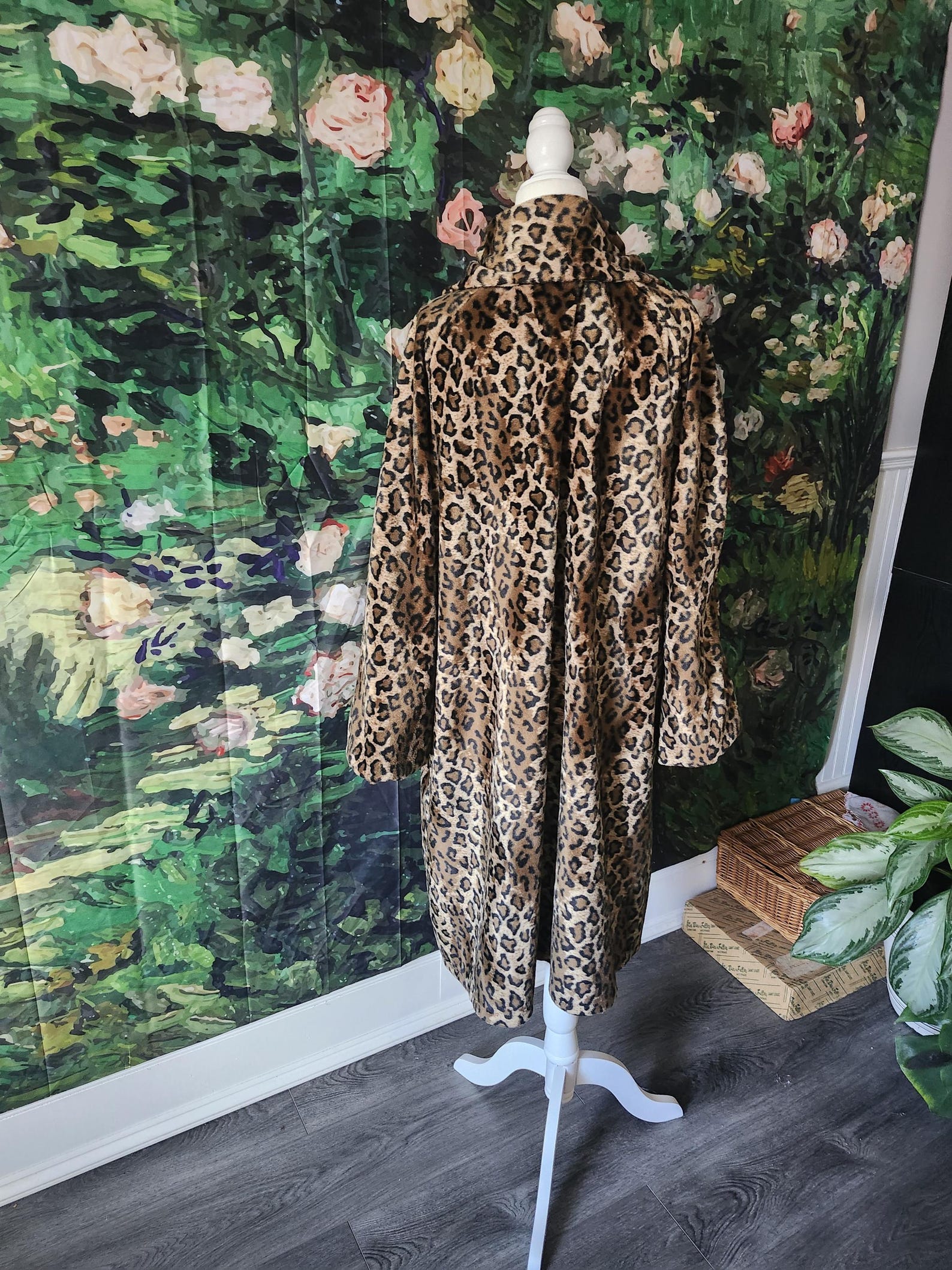 Cleo Coat // Vintage 1950's FAB Leopard Print Reversible Coat - Etsy