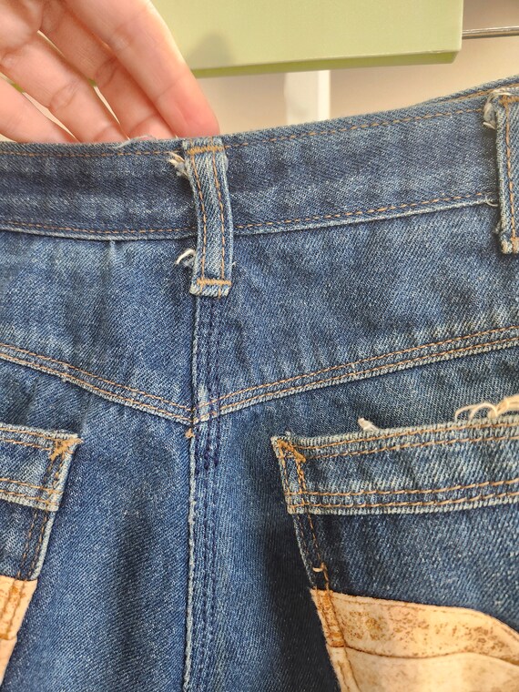 Monique Jeans // Vintage 1970's Straight Leg Denim Je… - Gem