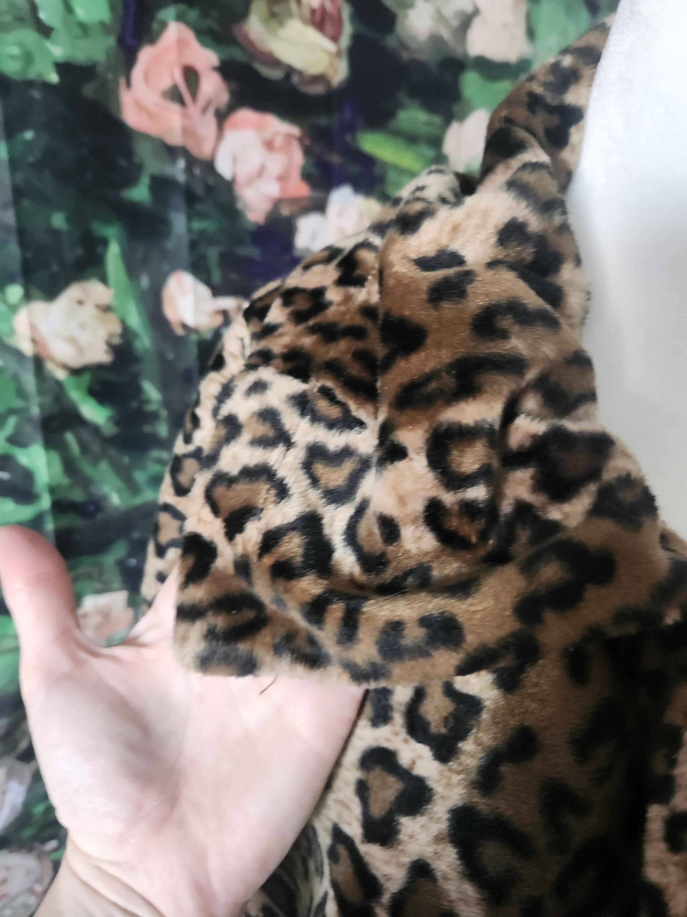 Cleo Coat // Vintage 1950's FAB Leopard Print Reversible Coat - Etsy