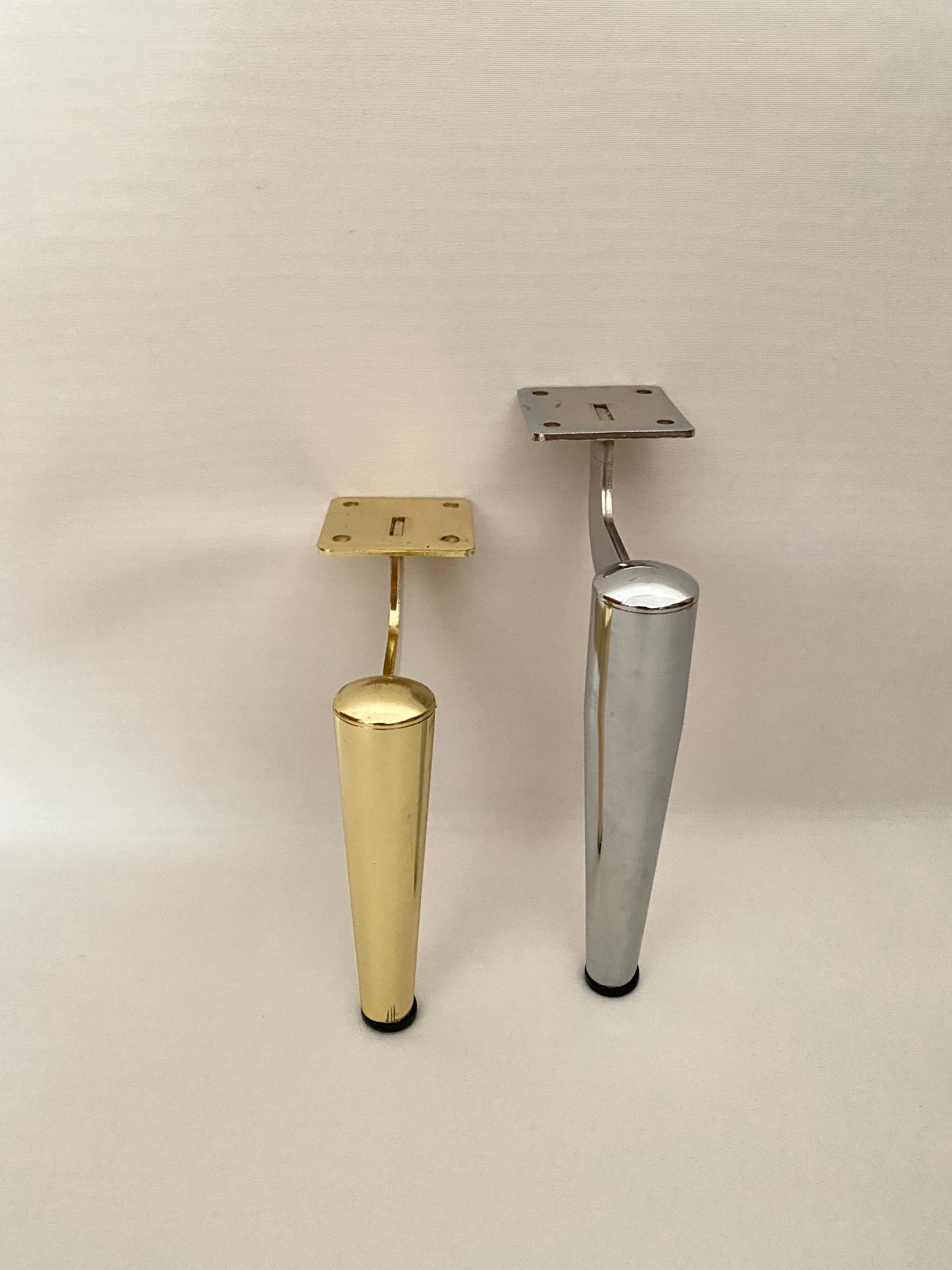 4x Gold&silver Legs, Metal Legs, Furniture Legs, Cabinet Legs ...